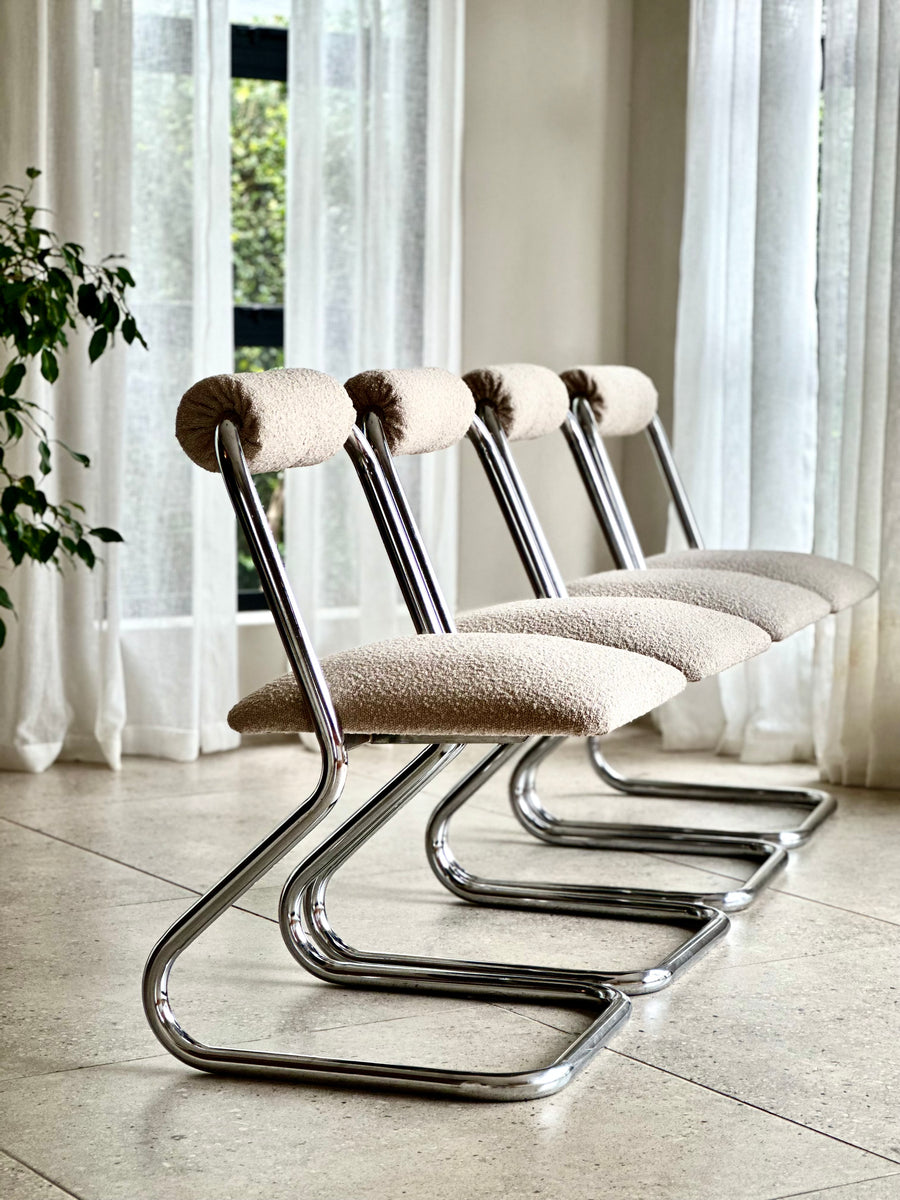 Retro Chrome Dining Chairs – RE-TREND