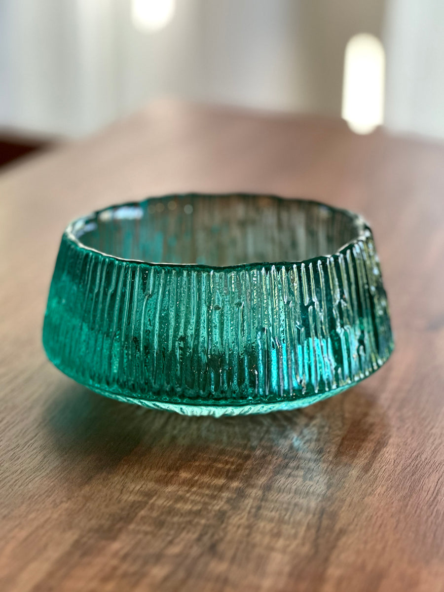 Mid-Century Textured Glass Bowl – RE-TREND