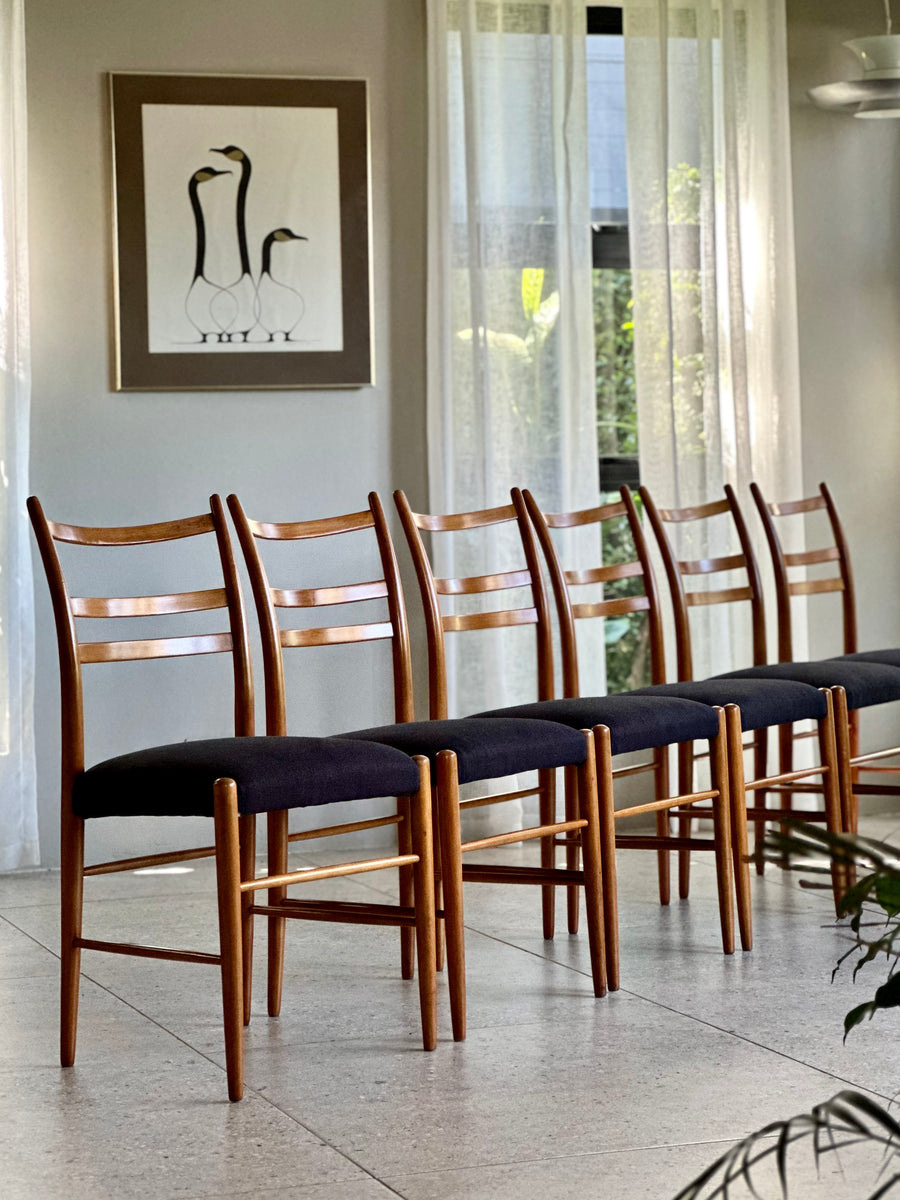 6 Swedish "Gracell" Chairs by Yngve Ekström - SET – RE-TREND