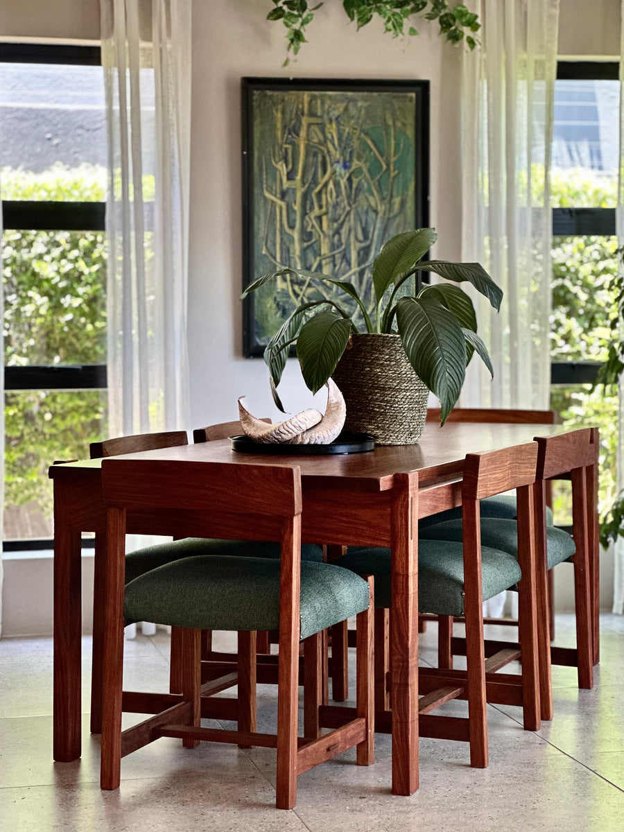 Solid Kiaat Artecasa Dining Set – RE-TREND