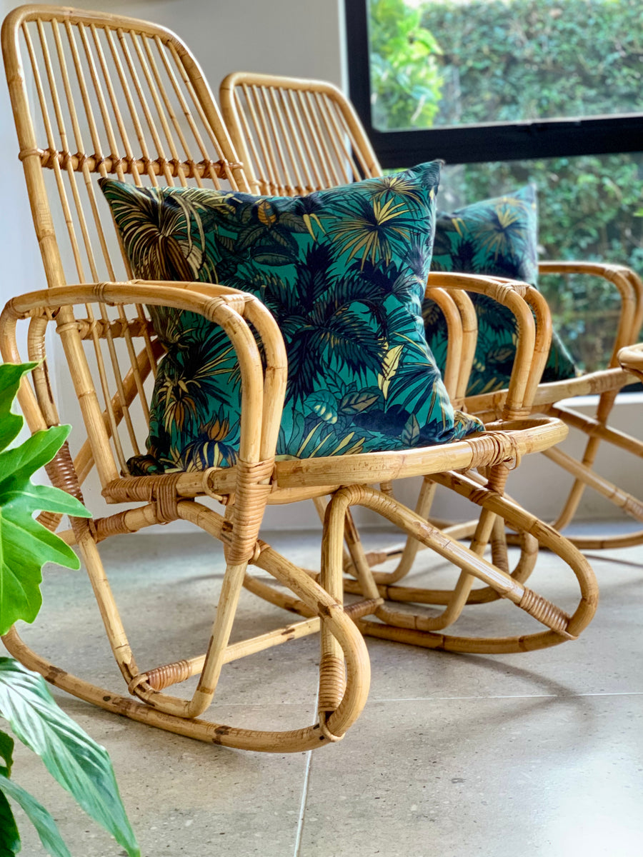 Vintage Cane Rocking Chair – RE-TREND