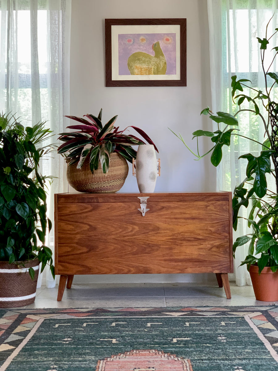 Retro Kiaat Storage/Kist – RE-TREND