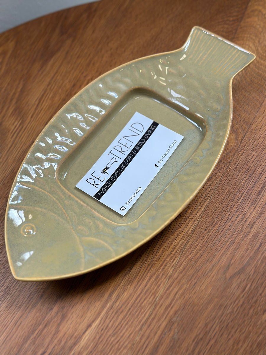 Ceramic Fish Butter Dish / Serving Plate – RE-TREND