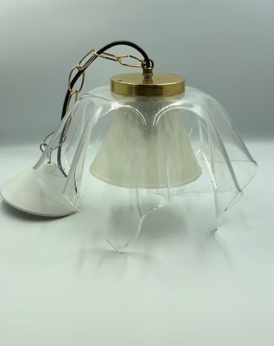 Clear Retro Perspex Ceiling Pendant – RE-TREND