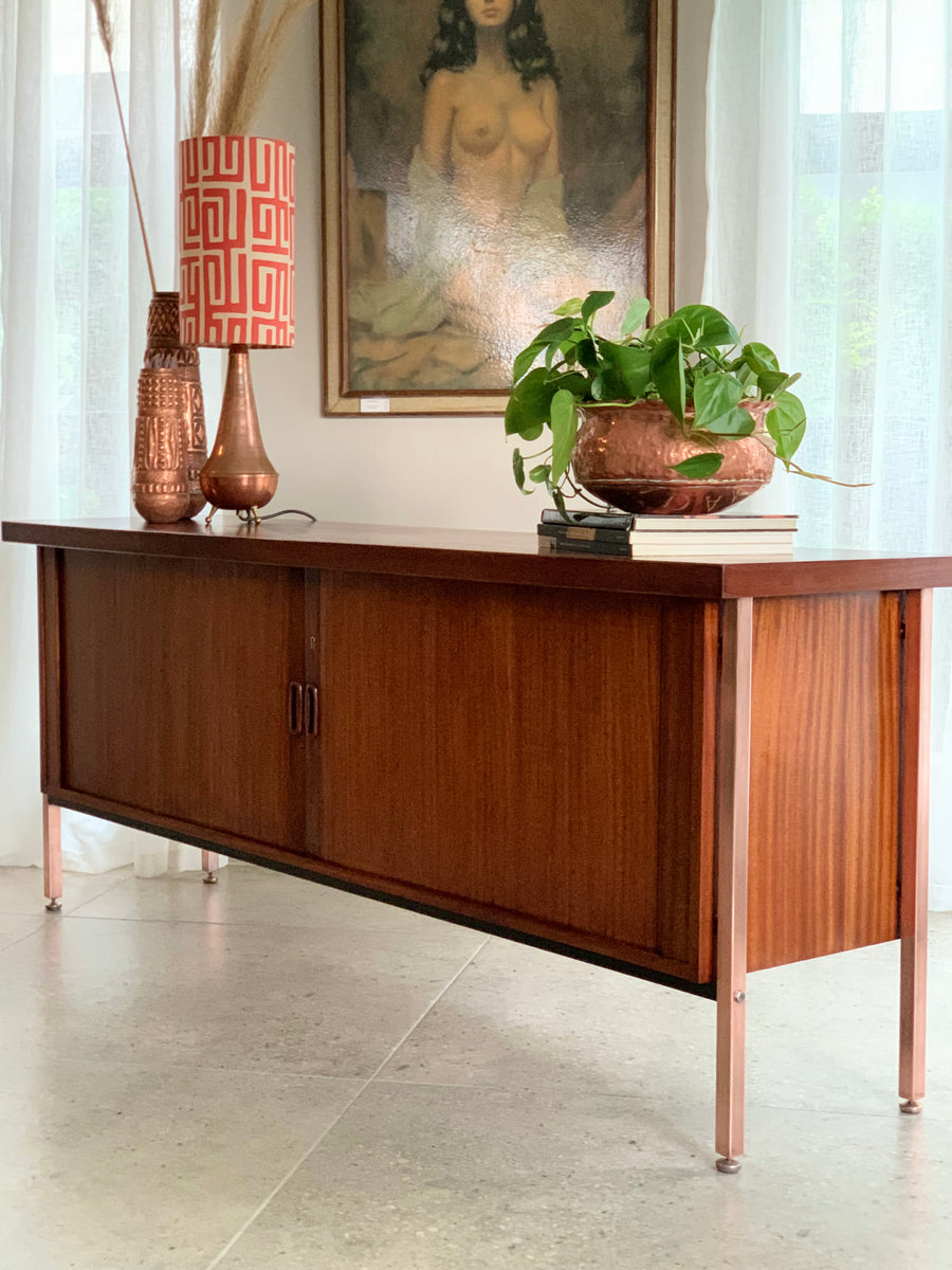Mid-Century Tambour-door Sideboard – RE-TREND